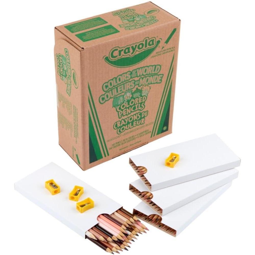 Crayola Colored Pencil Classpack (462ct), Bulk Colored Pencils, 14 ...